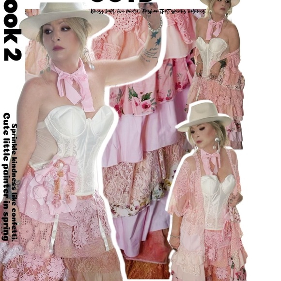 True Rebel Clothing | Other | Shabby Lovers Pink Duster Kimono Bohemian Chic Lace Kimono Medium ...